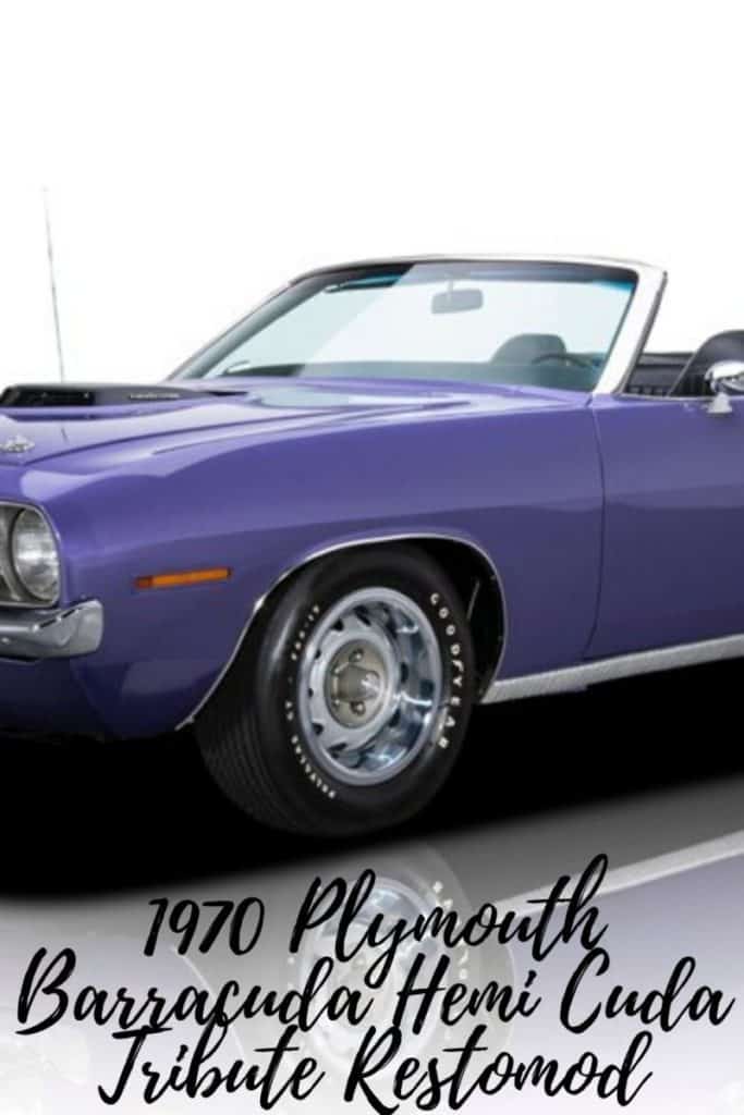 1970 Plymouth Barracuda HEMI Cuda Tribute Restomod